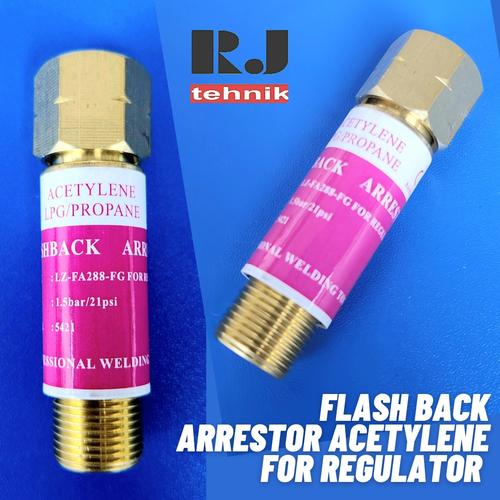 Jual Flashback Arrestor Acetylene Flash Back For Regulator Acetylene ...