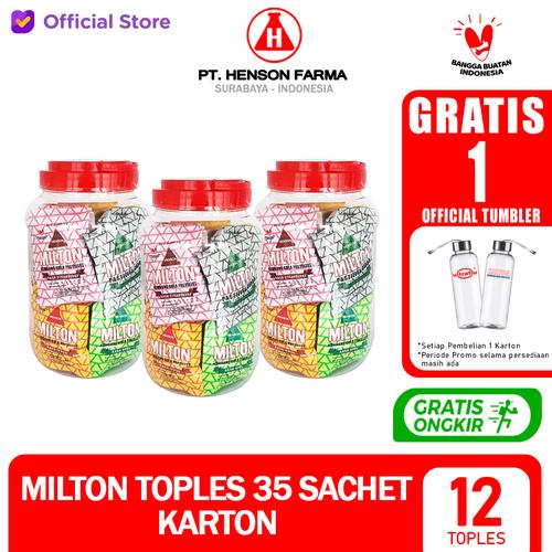 Promo Permen MILTON PASTILLES Toples Isi 35 Sachet Permen Rasa Buah - 3 ...