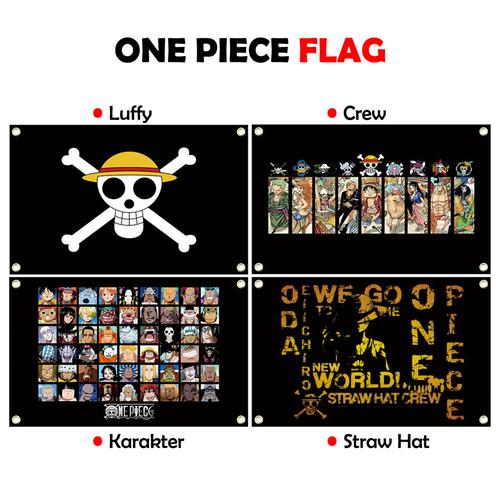 Promo Flag / Bendera Anime One Piece - Karakter - Kota Bekasi ...