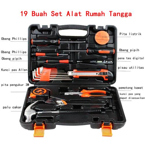 Jual Hand Toolset Tool Kit Set Toolkit Toolbox Tool Set Tool Box - 19PCS - Kab. Tangerang ...