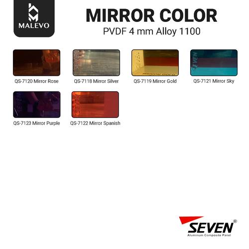 Jual SEVEN ACP PVDF 4 mm Mirror Color 1100 0,3 mm Alumunium Composite ...