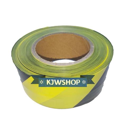 Jual Safety Line Isolasi Pembatas Garis Pengaman Kuning Hitam 2" x ...