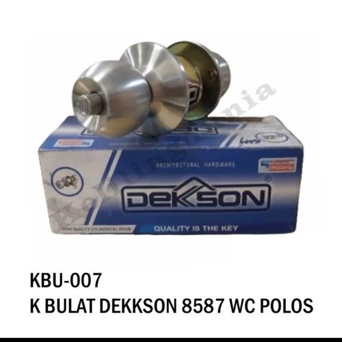 Jual HANDLE KUNCI KNOB BULAT DEKSON DL-8587-SS PINTU KAMAR MANDI POLOS ...