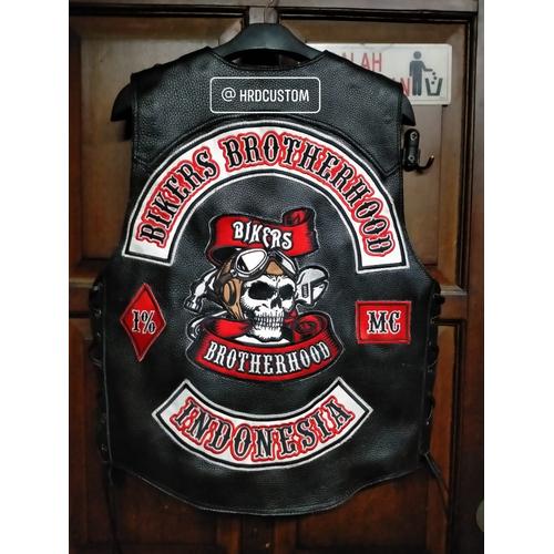 Jual Rompi Bikers Custom / Rompi Koboy / Rompi Motor / kulit korea ...