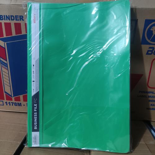 Jual Business File Folder F4 Folio map tulang plastik - Hijau - Jakarta ...