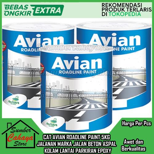 Promo Cat Avian Roadline Jalanan Marka Jalan Beton Aspal 5 Kg kolam ...