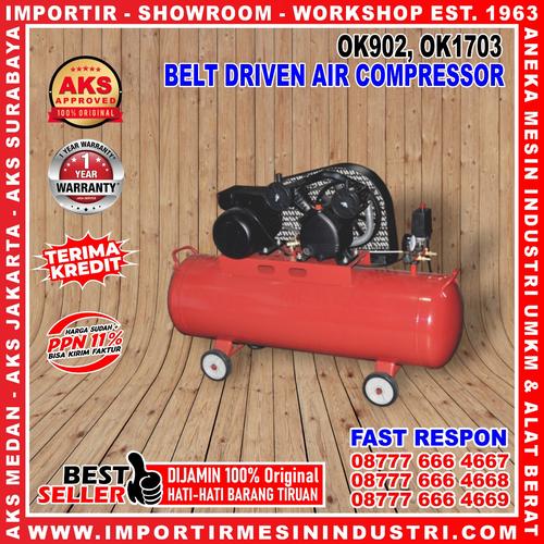 Jual Air Compressor Dinamo Kompresor Angin Udara 3 Hp 170 L 8 Bar ...
