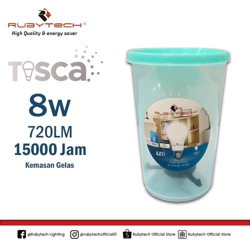 Jual LAMPU LED 8 WATT A-BULB PAKING GELAS RUBYTECH TOSCA - Kab. Malang - Rubytech Official Store ...