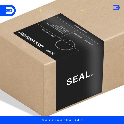 Jual sticker segel box/sticker makanan /sticker seal packaging/sticker ...
