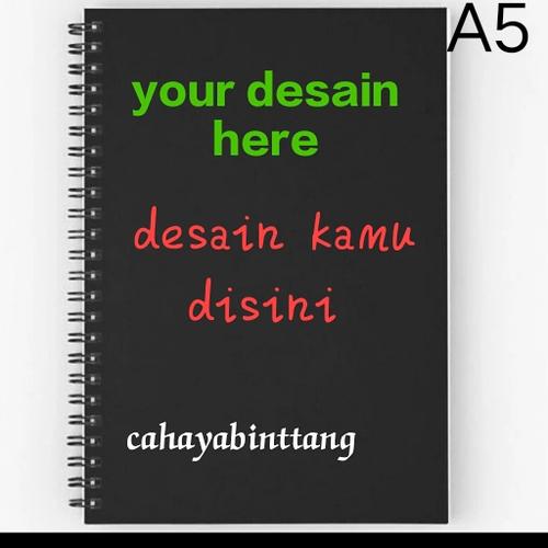 Jual Block note custom/Notebook custom A5 spiral - Jakarta Pusat ...