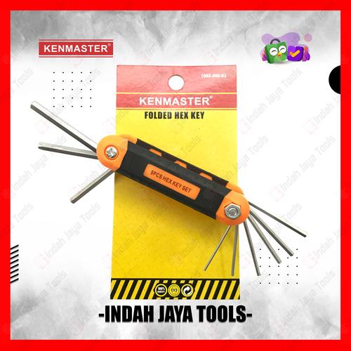 Jual KENMASTER Kunci L Set Lipat 9 Pcs - Hex Key Set - Kota Bandung ...