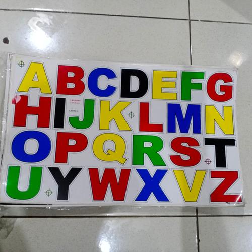 Jual Sticker Lembaran Huruf/Abjad -30 - Kab. Banyumas - AMANDA STICKER ...