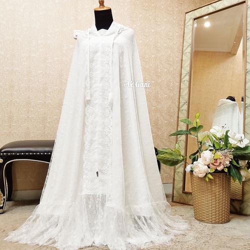 Jual SALE PROMO Mukena Algani Al Gani by Yulia Mewah SIERA putih ...
