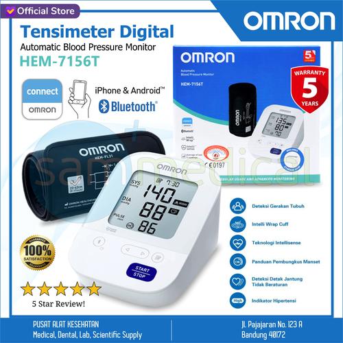 Promo Omron Tensimeter Digital Lengan Deluxe HEM 7156T + Connect ...