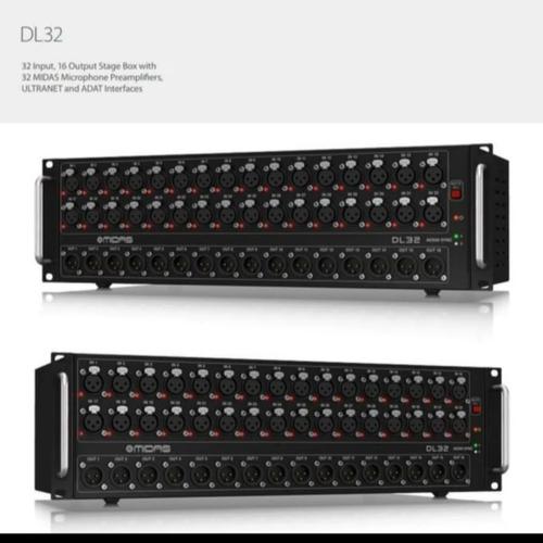 Jual Midas DL32 stage box/Stage box midas DL32/Midas stage box DL32 ...