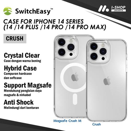 Jual Case iPhone 14 Pro Max Plus SwitchEasy Clear Magsafe Casing Hard Soft - Crush, 14 pro max ...