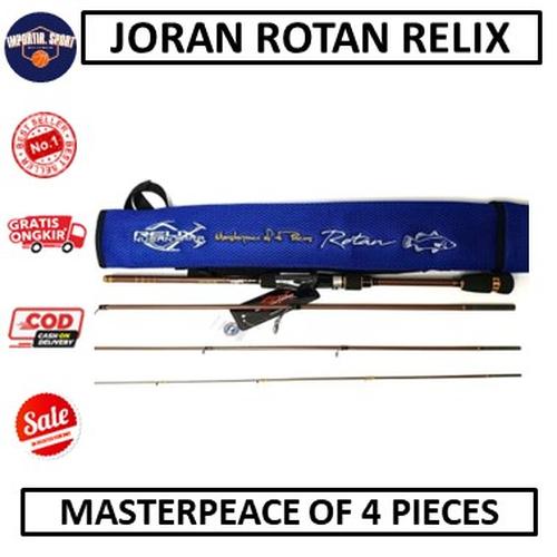 Jual joran Rotan relix nusantara (travel rod) 2-6 lbs - ALAT PANCING ...
