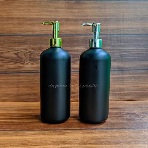 Jual Botol Pump 500ml HDPE Hitam Pump Luxury Gold Silver Hand Soap ...