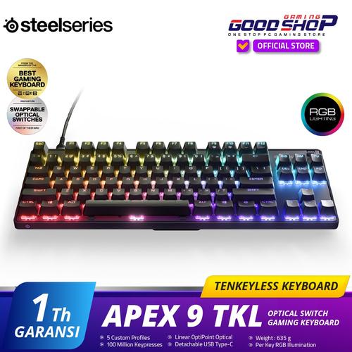 Promo Steelseries Apex 9 TKL - Optical Switch Gaming Keyboard Cicil 0% 3x - Jakarta Pusat ...
