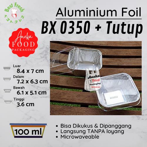 Jual Aluminium tray BX 0350 BEST FRESH+TUTUP wadah cup alumunium foil 100ml - Jakarta Barat ...