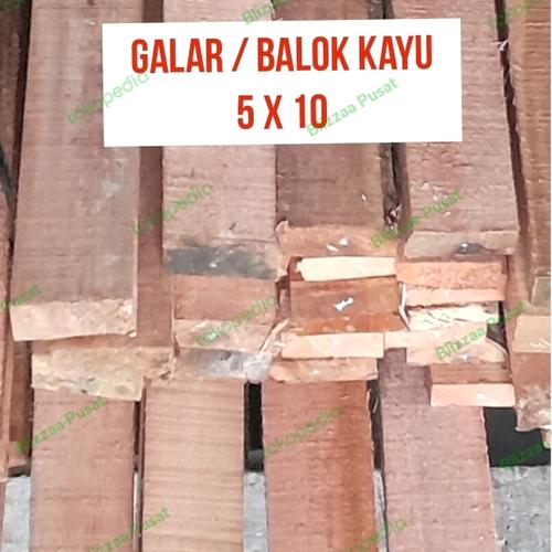 Jual Galar 5x10 Per Batang / Balok 5x10 Meranti / Galar Kayu 510 ...