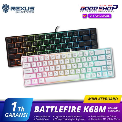Jual Rexus K68M Keyboard - Gaming Keyboard - Putih - Jakarta Pusat ...