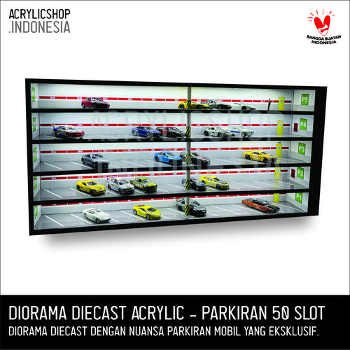 Promo Diorama Acrylic / Diecast / Rak Hotwheels / Box Display Akrilik ...