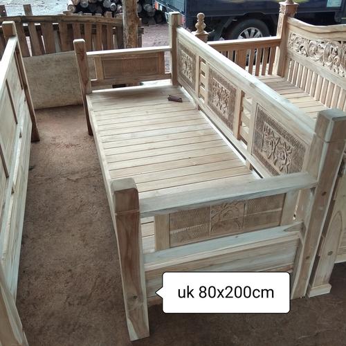 Jual Resban Bangku Duduk Daybed Bale Bale Kayu Jati Mentahan Full Jati ...