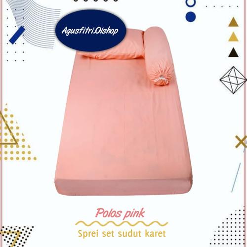 Jual SPREI POLOS/SEPRE SET SUDUT KARET 90X200X15 - SARUNG BANTAL DAN ...