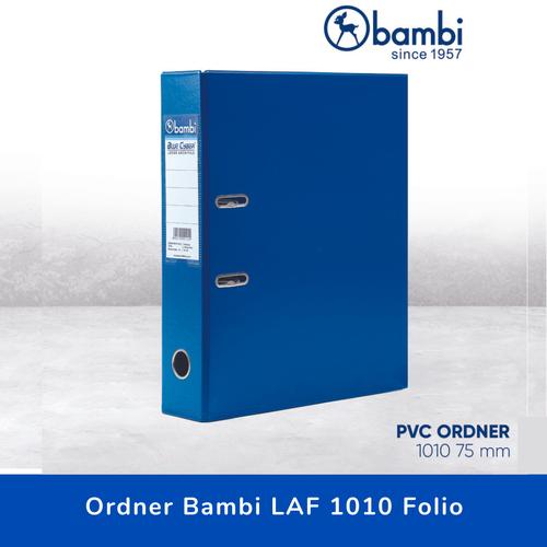 Jual Ordner Bambi Lever Arch File 1010 Folio / Arsip Dokumen F4 - Biru ...