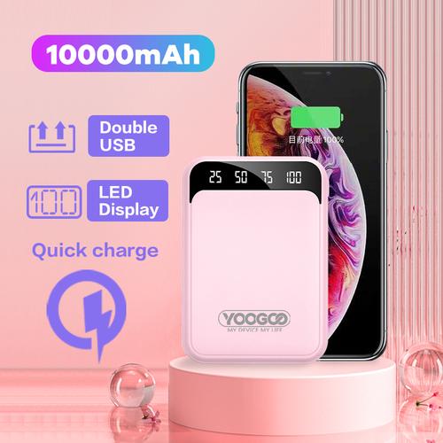 Jual YOOGOO Dual Output Quick Charge 10000mAh Powerbank Digital Display ...