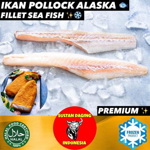 Jual IKAN POLLOCK ALASKA FILLET 1 KG/IKAN POLOK FILLET 1 KG/SEA FISH ...