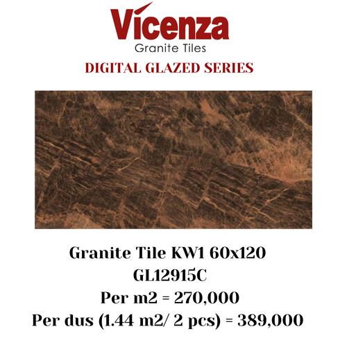 Jual Granite Tile Vicenza 60x120 Lantai Dinding Glazed Coklat Motif ...