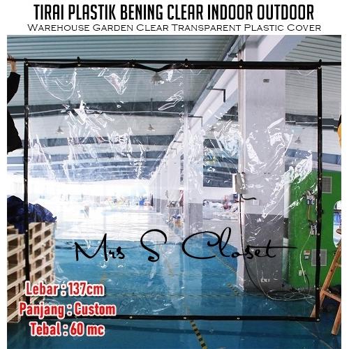 Jual Tirai Krei PVC Bening Custom / Plastik Transparan Penutup Sofa ...