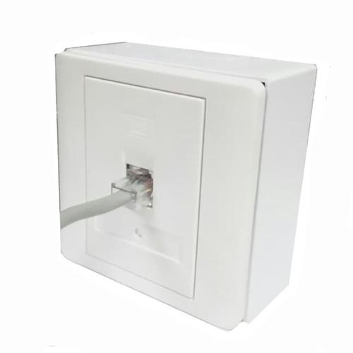Jual Wall Port Rj45 Face plate rj45 + Modular cat6 + Box FACEPLATE RJ45 ...