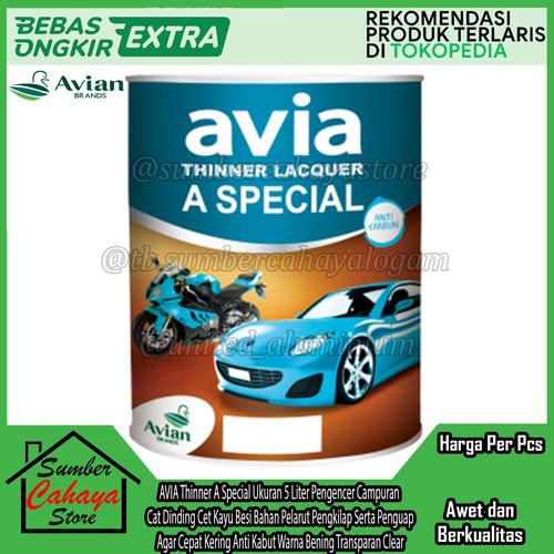 Jual Thinner A Special AVIA Bahan Pelarut Cat Dinding Cet Kayu Besi Uk 5 Lt - Kota Palembang ...