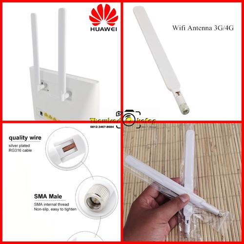 Jual Antena modem penguat sinyal wifi Home Router Huawei B310 B311 B315 ...