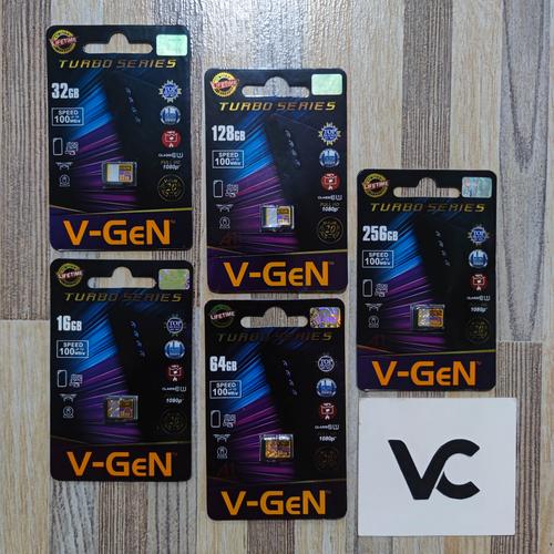 Jual V-Gen Micro SD 16GB 32GB 64GB 128GB 256GB VGEN TURBO MicroSD ...
