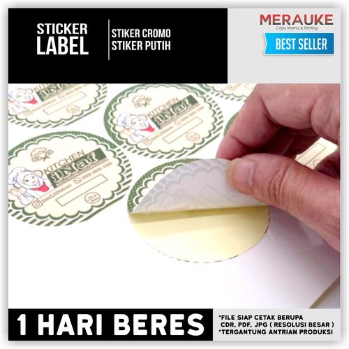 Jual STICKER CROMO / STIKER KROMO / STIKER LABEL PRODUK - Tanpa ...