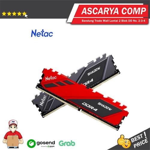 Jual RAM PC 8GB Netac Shadow DDR4 3200Mhz C16 - Abu-abu - Kota Bandung - ASCARYA Computer ...