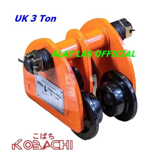 Jual Manual Plain Trolley Troli Katrol Manual HVP-II 3 Ton Kobachi ...