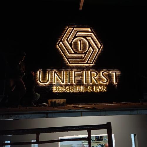 Jual leter timbul neon sign plat atau stainles atau kuningan - Jakarta ...