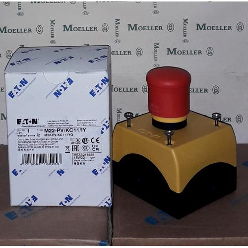 Jual Emergency Stop M22-PV/KC11/IY EATON Moeller - Jakarta Barat - Klockner Moeller | Tokopedia