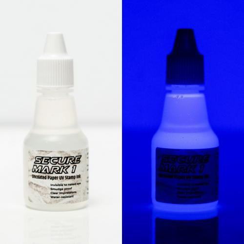 Jual Secure Mark 1 -Tinta stempel UV kertas tiket permanen UV invisible ...