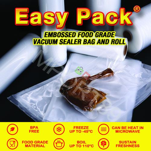 Jual Plastik Vakum Emboss EASY PACK Plastic Vacuum Sealer Makanan ...