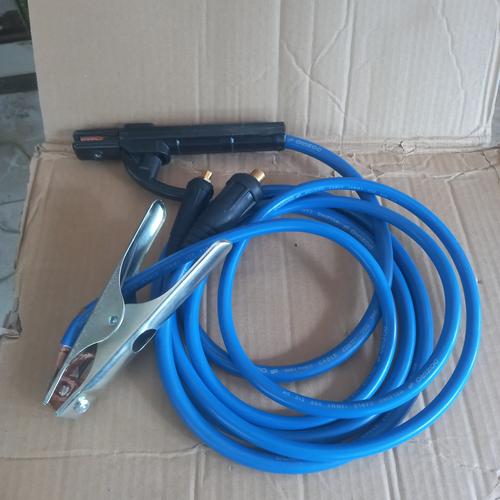 Jual PAKET SET 35-50mm Tang Las & Tang Masa & Kabel 2 Meter Stang Las Set - 7 Meter Biru - Kota ...