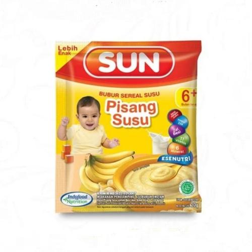 Jual bubur sun rasa pisang kemasan 20gr isi 8 sachet - Kab. Tangerang ...