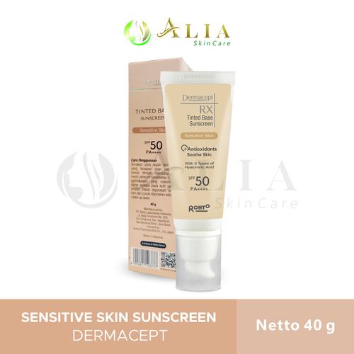 Jual Dermacept RX Tone Up Base Sunscreen SPF 50+ 40g - Acne Prone Skin ...
