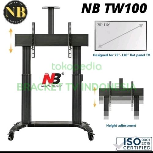 Jual BRACKET STANDING TV 100 INCH HIDROLIK NB TW-100 - Jakarta Timur ...