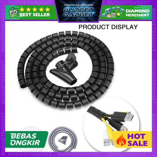 Jual Felfial Spiral Pembungkus Kabel Listrik Protector 16MM x 2M - HPS ...